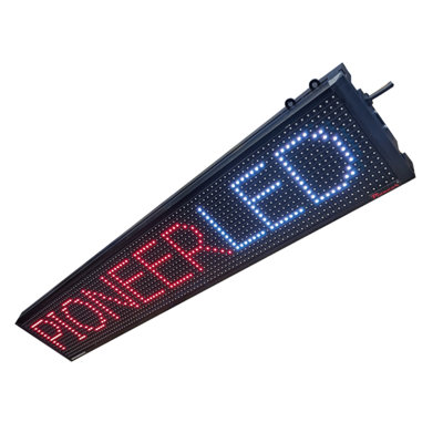 Programmable LED Scrolling Sign PioneerLED P10 67x19cm - Indoor
