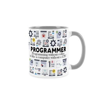 Programmer Mug - Humorous Computing & Technology Operator Themed Gifts ...