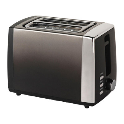 Progress EK3862PBLK Ombre 2-Slice Toaster, Black | DIY at B&Q