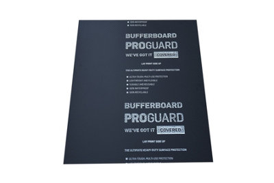 PROGUARD BUFFERBOARD BLACK 1.2M X 1M X 3MM 600GSM | DIY at B&Q