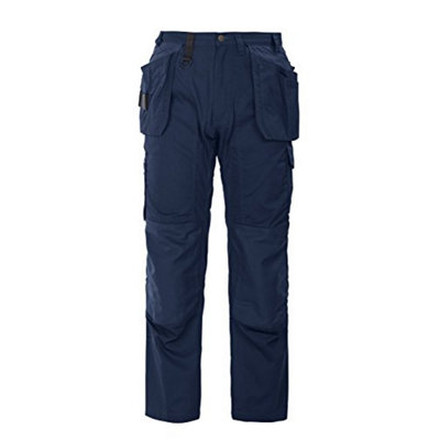 Projob 645512-58-88 Float Side Pocket Trousers, D88 Size Pockets, Navy
