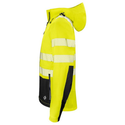 Projob Mens Hi-Vis Hooded Jacket