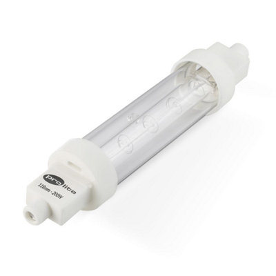 Prolite 200w 240v R7S 117mm Clear Jacketed Infrared Catering Lamp