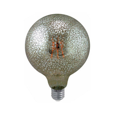 Prolite LED G125 Globe 6W E27 Dimmable Funky Filaments Extra Warm White ...