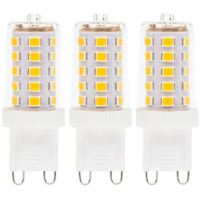 Prolite LED G9 Capsule 3.5W Dimmable Cool White Clear (3 Pack)