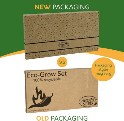 Pronto Seed Grow Your Own Hot Chilli Seed Kit - 5 Varieties - Take the ...