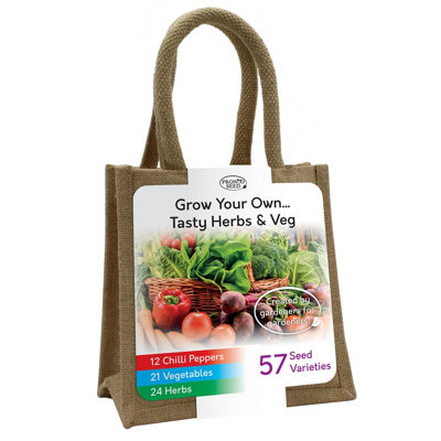 Pronto Seed Vegetable Bumper Collection - 57 Herb, Vegetable & Chilli ...