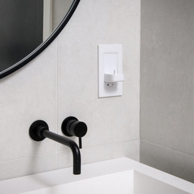 ProofVision PV12P TBCharge In-Wall Electric Tooth Brush & Shaver Socket ...