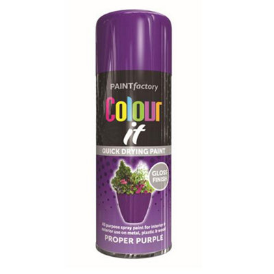 Proper Purple Gloss Paint 400ml (Spray)