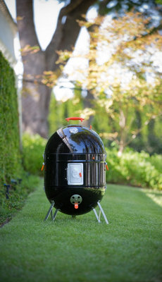 ProQ BBQ Smoker (Excel V4 - 50cm), 4in1 Charcoal Barbecue Meat Smoker ...