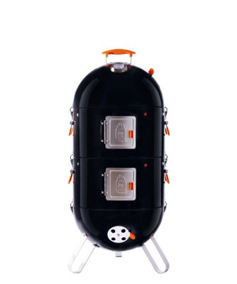 ProQ BBQ Smoker (Frontier V4 - 43cm), 4in1 Charcoal Barbecue Meat ...