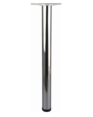 ProSolve Chrome Adjustable Breakfast Bar Table Leg 1100mm at B&Q