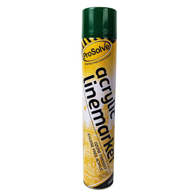 Prosolve Green 750ml Temporary Linemarker Paint Pack of 6 Cans
