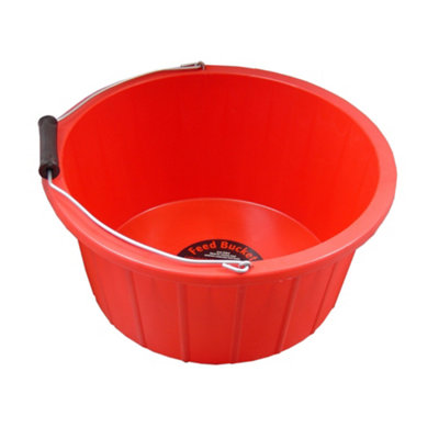 ProStable Feed Bucket Red (3 Gallons)