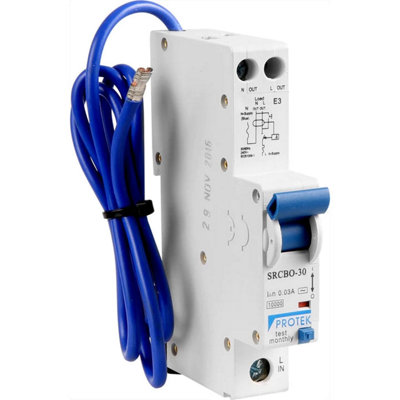 Protek RCBO C Curve 10kA 32A 30mA Type A
