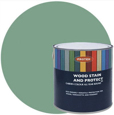 Protek Wood Stain & Protect 2.5L Willow | DIY at B&Q