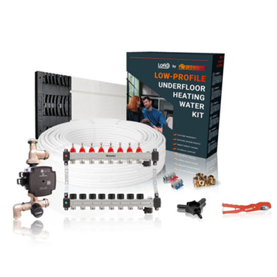 ProWarm Water Underfloor Heating - Low Profile 18mm - Single Room 20m2