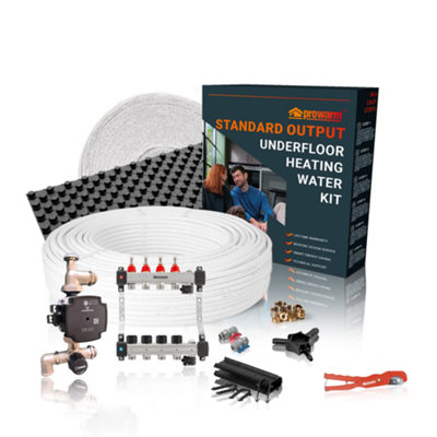 PROWARM WATER UNDERFLOOR HEATING - STANDARD OUTPUT & PROCRATE 20M2