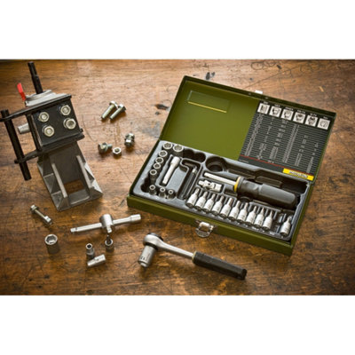 PROXXON 36 Piece Precision Engineer's Socket Set (1/4")