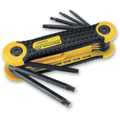 PROXXON 8 Piece Folding Torx Key Set - TX9 to TX40 | DIY at B&Q