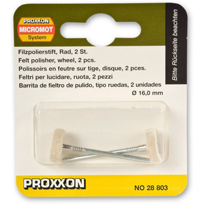 Proxxon Felt Tip Wheel (Pkt 2) | DIY at B&Q