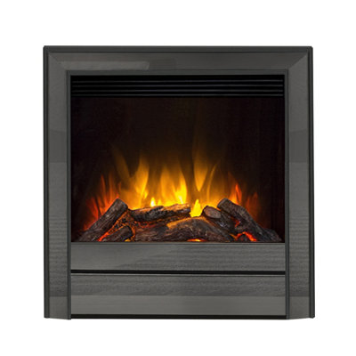 Pryzm 22" Inset Electric Fire in Anthracite & Black Nickel (Spacer Kit ...