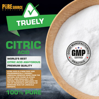 PSN Citric Acid Fine Granulated 1KG for Descaler, Multi-Surface & Multi ...