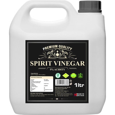 PSN Pure Distilled White Spirit Vinegar 1LTR 5% Acidity Cleaning ...