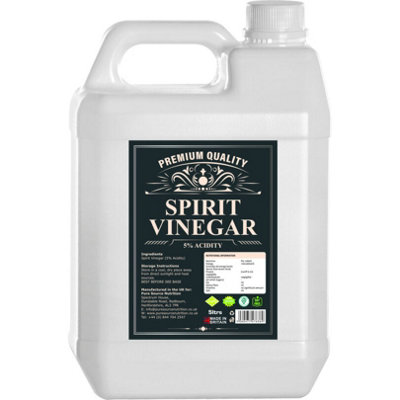 PSN Pure Distilled White Spirit Vinegar 5LTRs 5% Acidity Cleaning ...