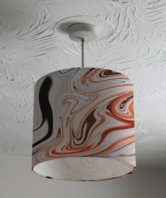 Psychedelic Marble (Ceiling & Lamp Shade) / 45cm x 26cm / Ceiling Shade