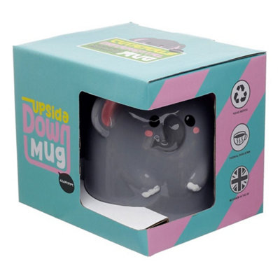 Puckator Cutiemals Elephant Upside Down Mug