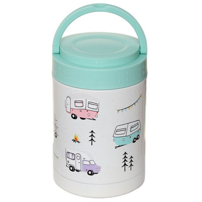 Puckator Wildwood Caravan Insulated Lunch Pot