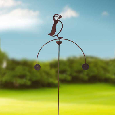 Puffin Wind Rocker Double Bare Metal/Ready to Rust - Steel - L66 x W54 ...