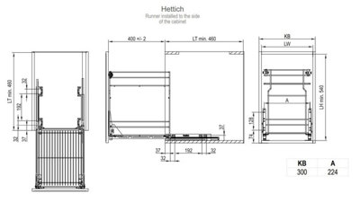 Pull out kitchen basket storage Variant Multi - soft close - 300mm ...