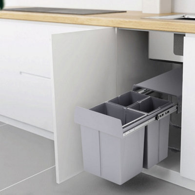 Pull Out Kitchen Bin Recycling Bins for Kitchen Built-In Waste Bins ...