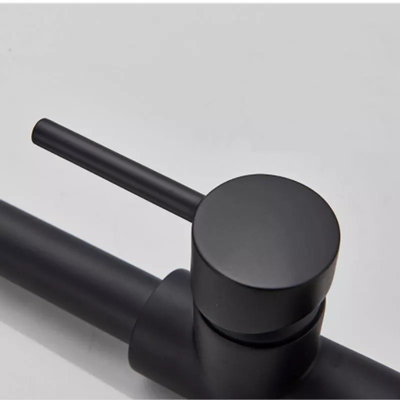 Pull Out Kitchen Tap Black Finish
