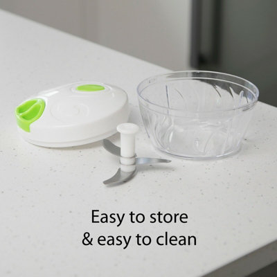 Pull String Hand Chopper Manual Food Processor To Slice Vegetables Onions