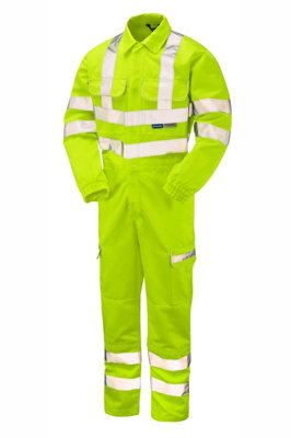PULSAR High Visibility Combat Coverall - Yellow - M | DIY at B&Q