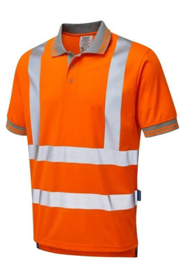 Buy PULSAR High Visibility Rail Spec Short Sleeve Polo Shirt | DIY at B&Q