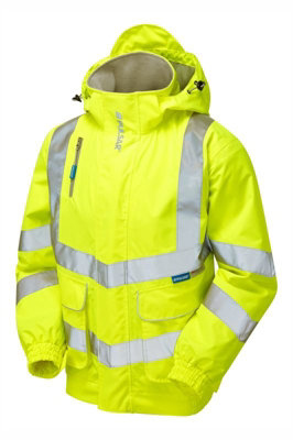 PULSAR High Visibility Unlined Yellow Bomber Jacket | DIY at B&Q
