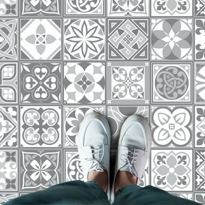 Purbeck Stone Tiles kitchen, bathroom, home floor sticker Decal | DIY ...