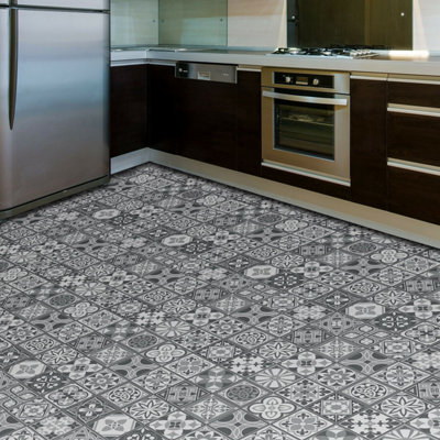 Purbeck Stone Tiles kitchen, bathroom, home floor sticker Decal