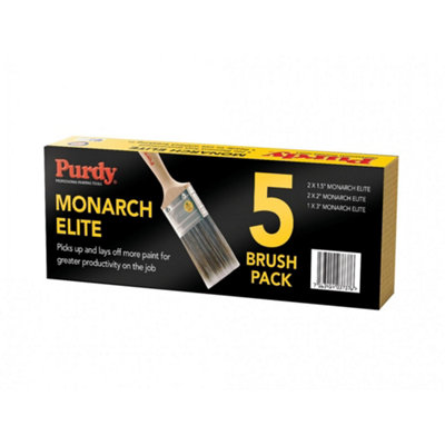Purdy Monarch Elite Paint Brush Tipped and flagged (5 Piece Set)