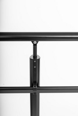 Pure Black Balustrade Kit 1.5m Floor Mounted