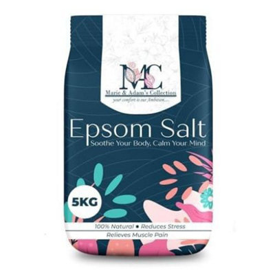 Pure Epsom Salts Magnesium Sulphate Bath Salt 5 kg Pack of 1