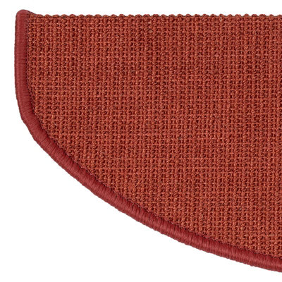 Pure Nature Self Adhesive Edged Hard Wearing Sisal Stair Tread Mat for ...