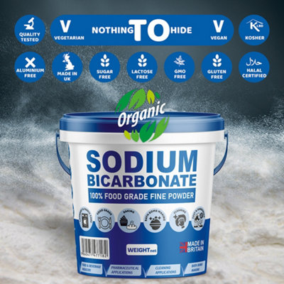 Pure Source Nutrition Baking Soda 5KG Bucket Multi Purpose Household ...