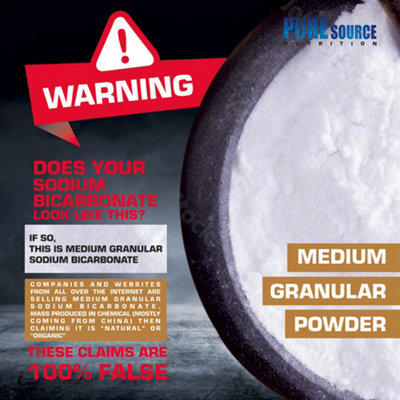 PURE SOURCE NUTRITION BAKING SODA 5KG BUCKET MULTI PURPOSE HOUSEHOLD ...