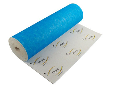Pure Super High Density Carpet Underlay Roll Flooring (15 SQM) 1.37m x ...
