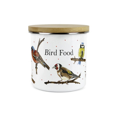 Purely Home Birds Range Bird Food Storage Canister by Rhiannon Chauncey ...